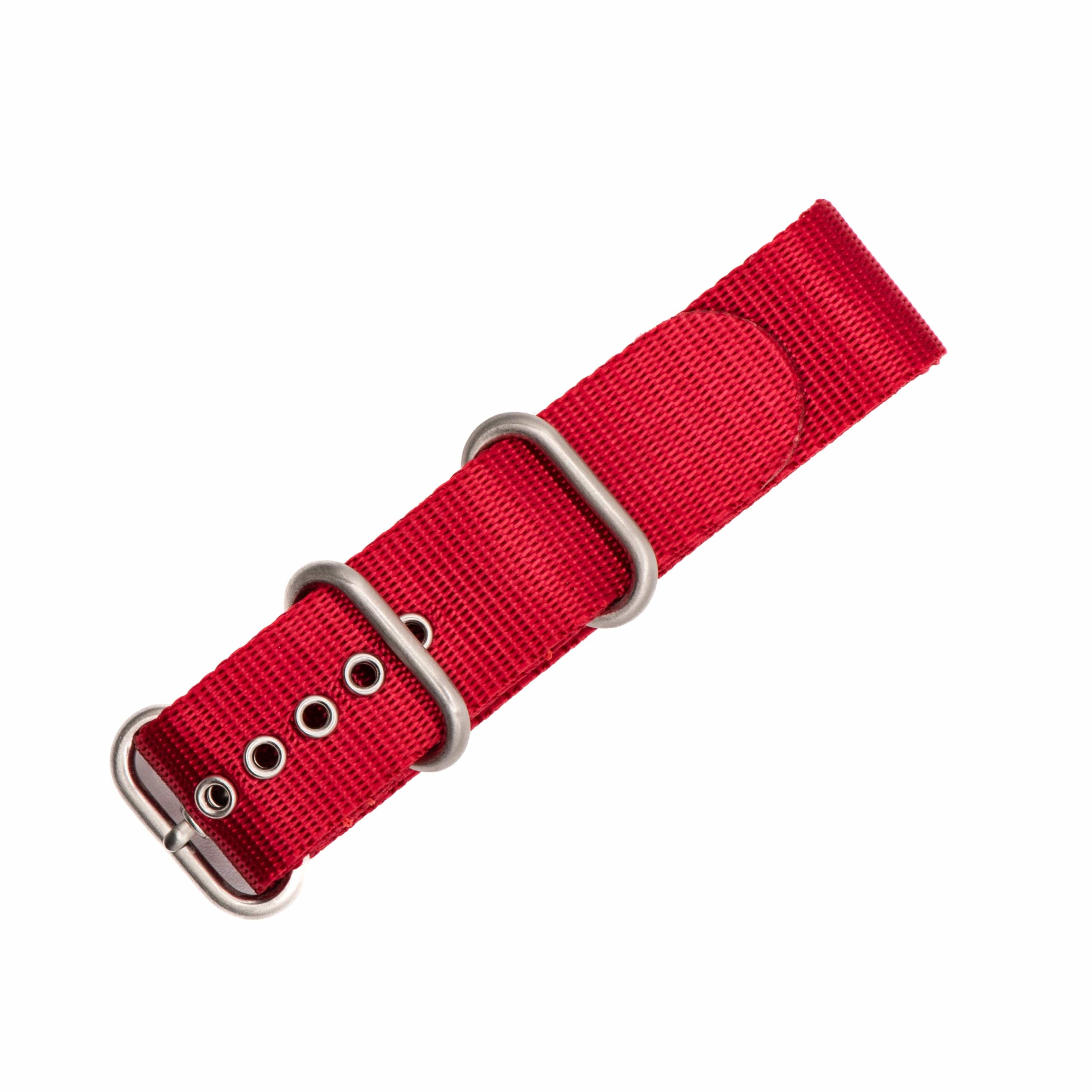 Alpha 3-ring 3-Ring Watch Strap │ Charlie Cherry – BluShark Straps