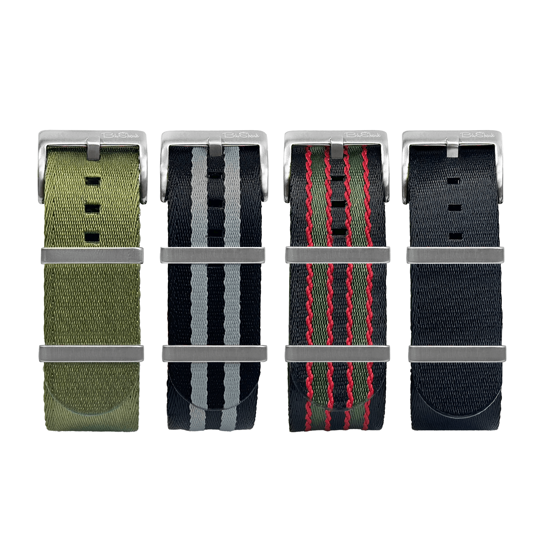 AlphaPremier 4-Pack Bundle Of Essential Watch Straps – BluShark Straps