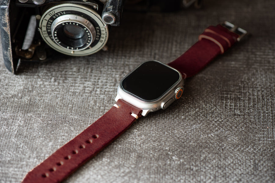 Horween Leather Watch Straps - Made in USA Two-Piece Watch Bands ...