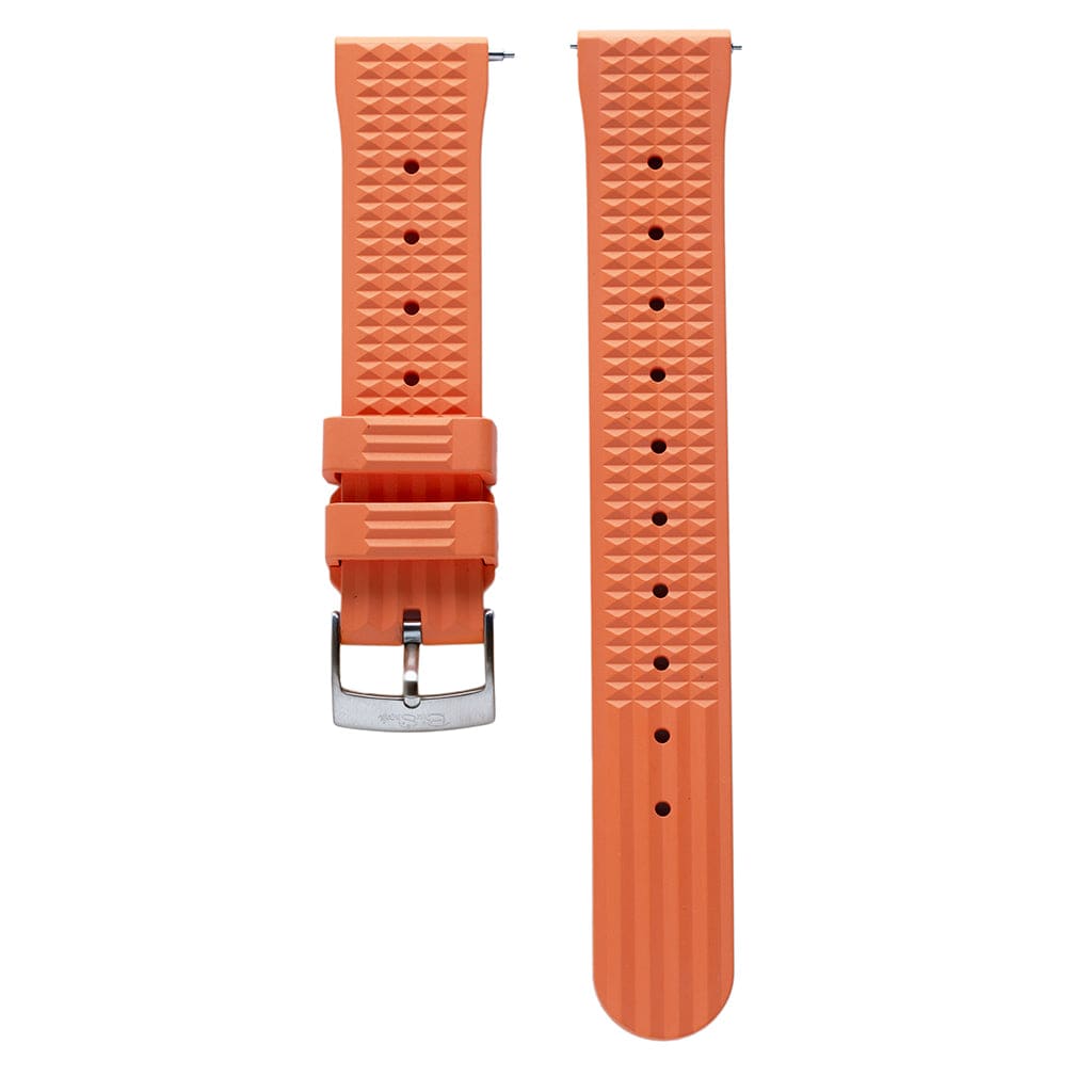 Waffle Style Rubber Watch Bands – BluShark Straps