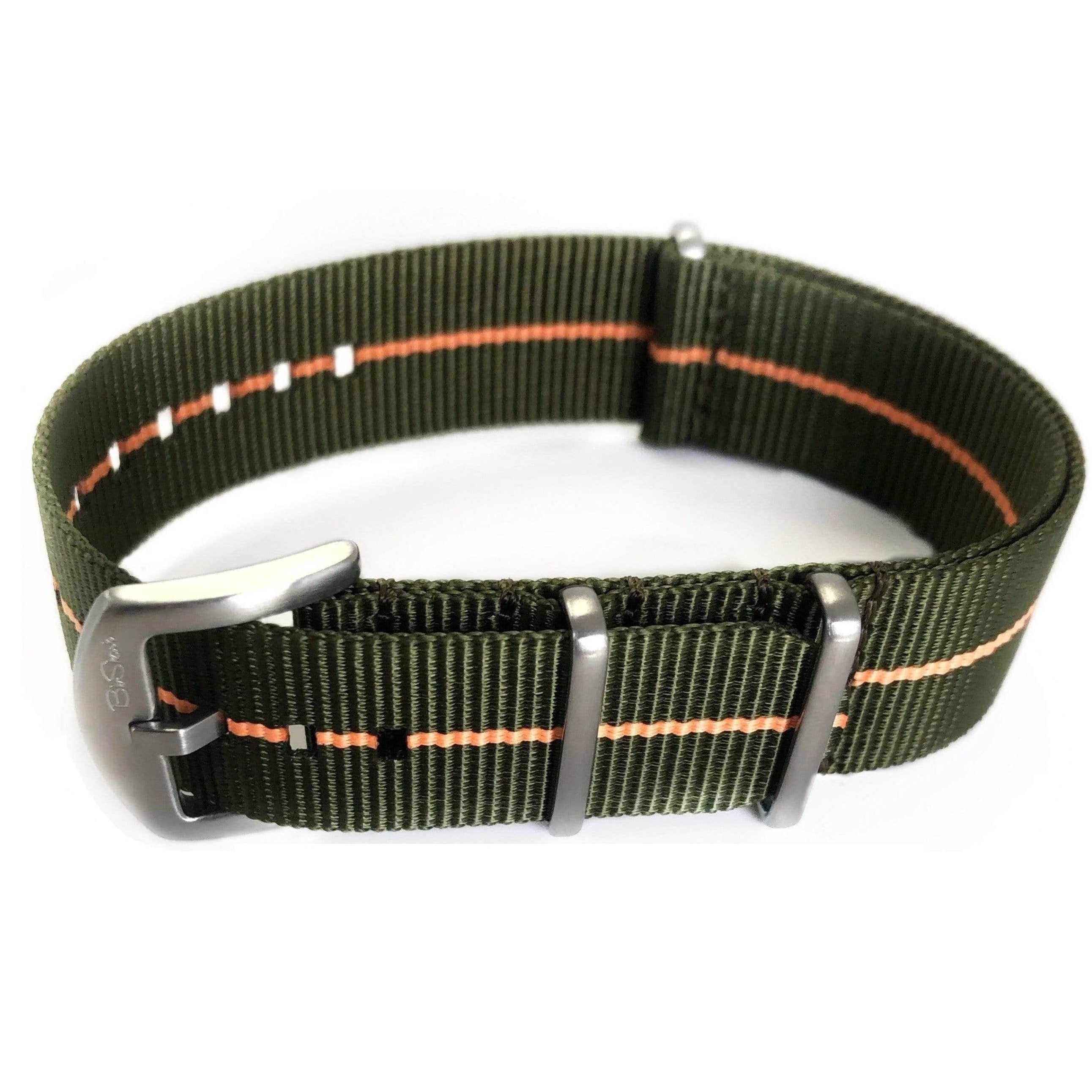 Original Collection Nylon Watch Band | Botanical Green Strap – BluShark ...